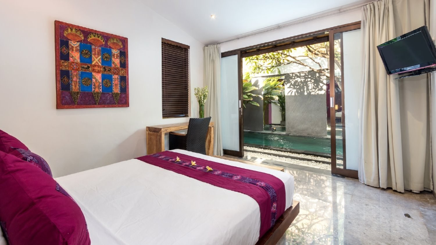 Villa Anjali Purple in Seminyak, Bali (1 bedrooms) - Best Price & Reviews!